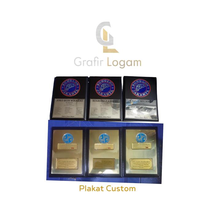 Jual Plakat Custom - Jakarta Pusat - Grafir Logam | Tokopedia