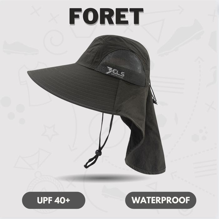 Promo Topi mancing / Topi pantai 3ELS anti uv / Topi outdoor WATERPROOF ...
