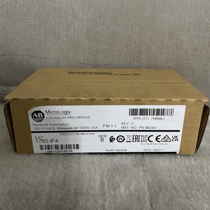 Jual Plc Analog Input Module Micrologix Allen Bradley 1762-If4 ...