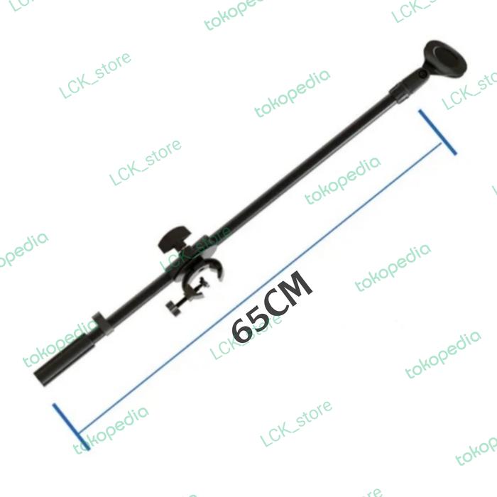 Jual stand mic panjang berdiri besi - standing microphone 2 Klip mic ...