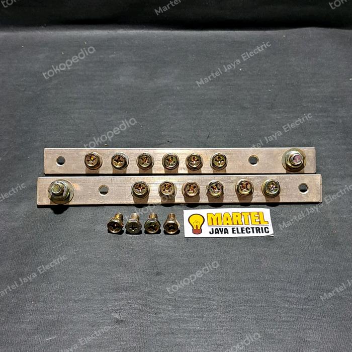 Jual Nol arde + lapisan busbar + nol ground + isolator 20x3 - Kab ...