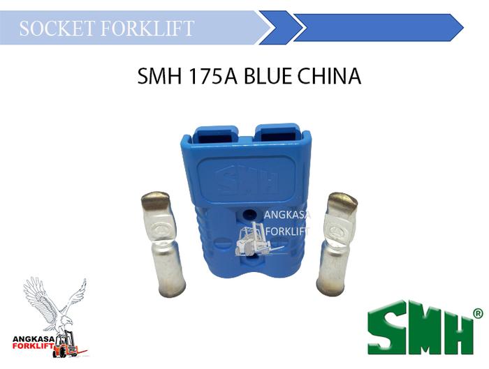 Jual Socket Battery SMH SY 175A Biru Blue Plug Battery Forklift Male ...