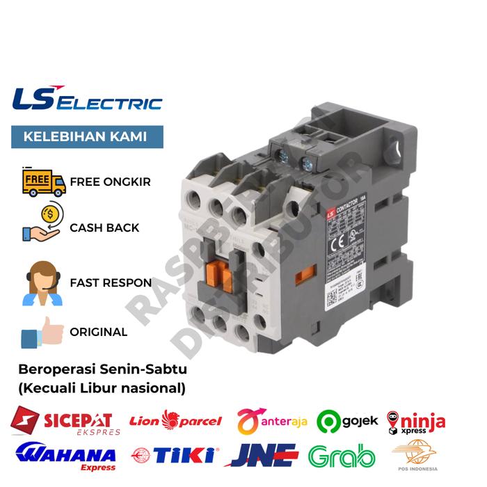 Jual LS KONTAKTOR 18A 7.5KW CONTACTOR MC-18B 1A1B AC 110V - Jakarta ...