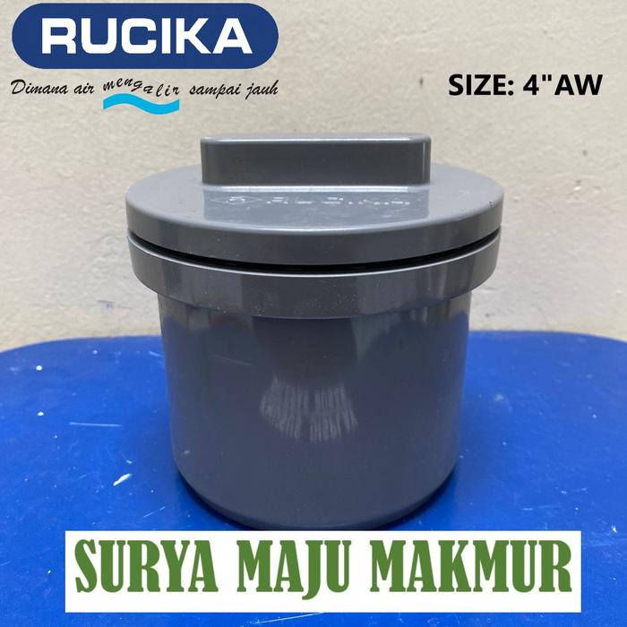 Jual CLEAN OUT 4" INCH AW RUCIKA CO TUTUP DRAT PIPA SEPTIC TANK CAP DOP ...