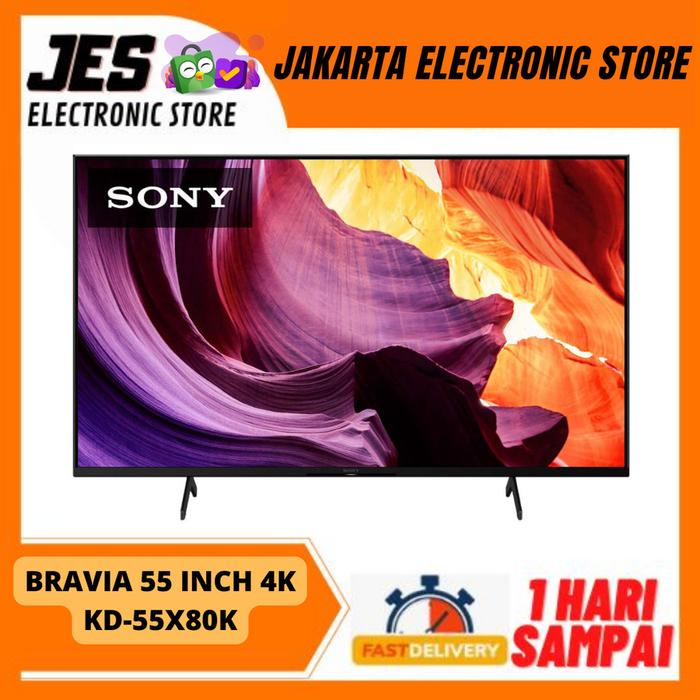 Promo TV SONY KD-55X80K BRAVIA GOOGLE TV SMART 55 INCH UHD 4K 55X80K ...