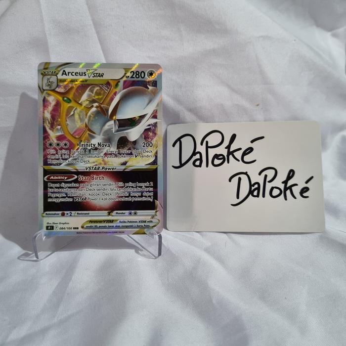 Jual Arceus Vstar RRR Pokemon TCG Indonesia S9 084/100 - Kota Semarang ...