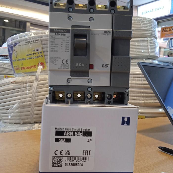 Jual MCCB ABN54C 4PHASE 50A (AMPERE) METASOL LS - Jakarta Pusat ...