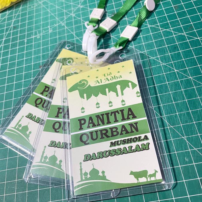 Jual Name Tag Panitia Qurban Idul Adha Osis Ospek Acara Organisasi Id ...
