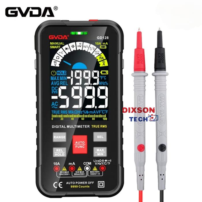 Jual ALAT UKUR MULTIMETER SMART DIGITAL 1000V TRUE RMS AC DC GVDA ...