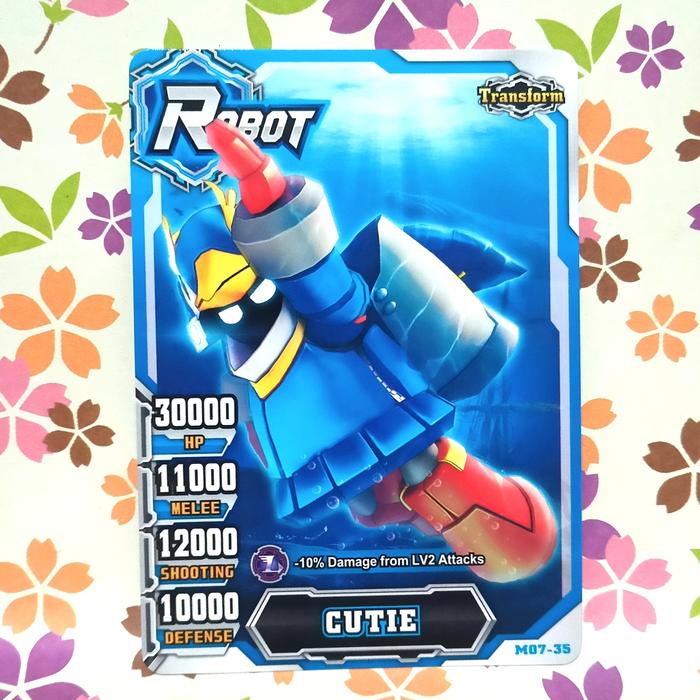 Jual hero of robots normal CUTIE ( O ) ( TRANSFORM ) ROBOT / POWER / SKILL - ROBOT cutie 06 ...
