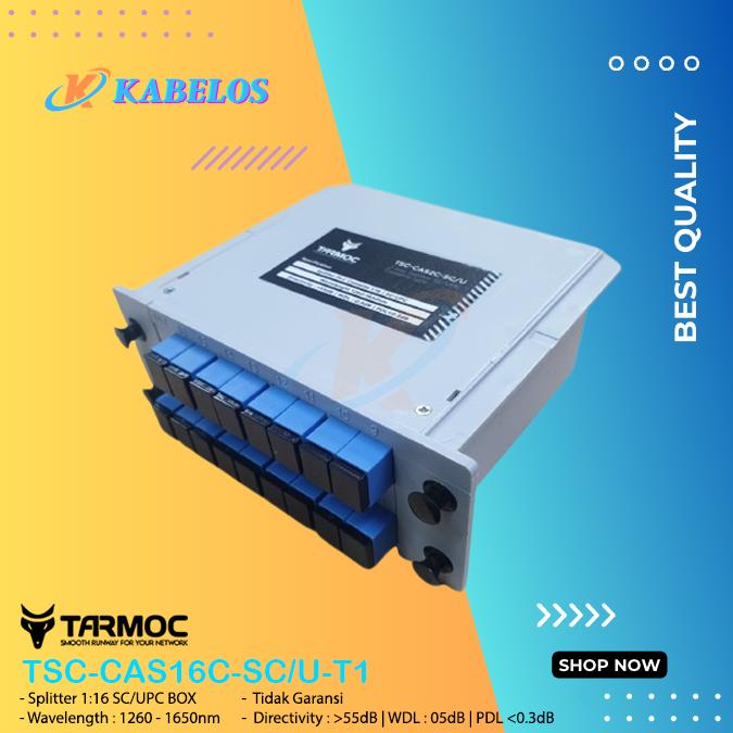 Jual Tarmoc Splitter FO 1:16 SC/UPC |Splitter 1:16 Box Cassette Fiber ...
