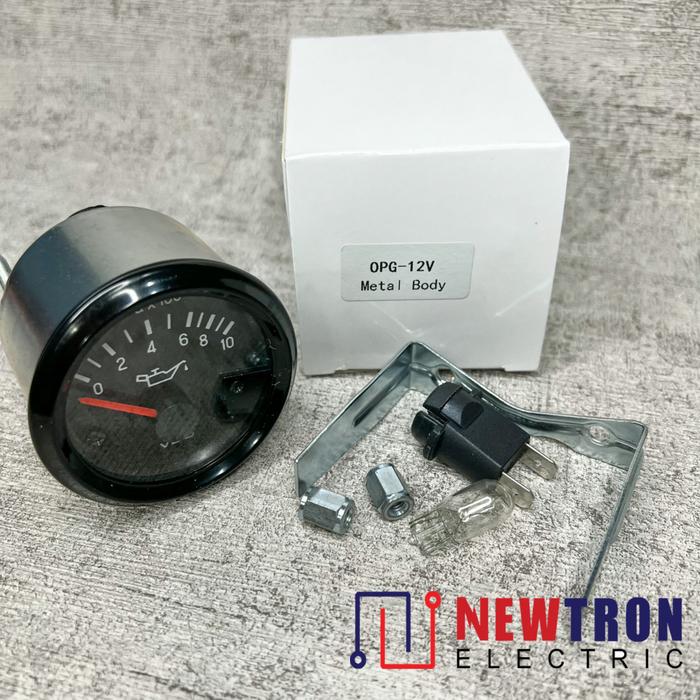 Jual Gauge Tekanan Oli Oil Pressure Gauge 12V OPG-12V VDO Meter BODY METAL - Jakarta Utara ...