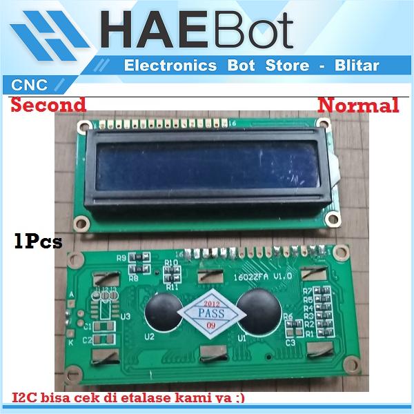 Jual [EBS] Modul lcd 16x2 1602 background biru Second Normal Arduino ...