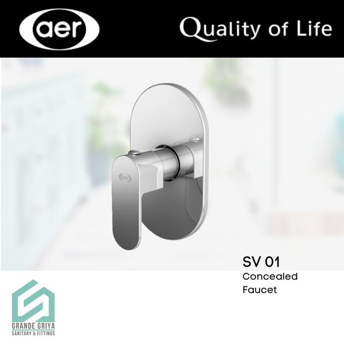 Jual AER Kran Shower Tanam Tembok Air Dingin Concealed Faucet SV 01 - Jakarta Utara - Grande ...