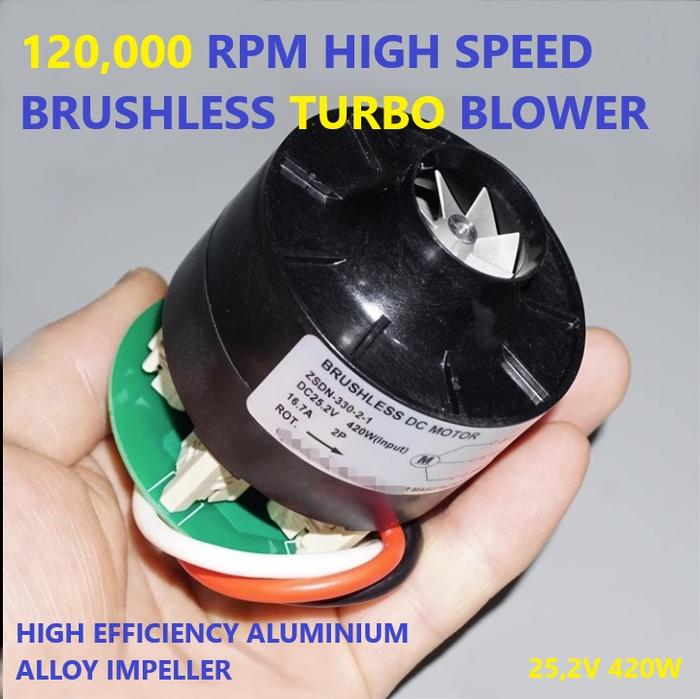 Jual Dinamo Motor Brushless Vacuum Fan Ultra-High-Speed (7325) - Kota ...
