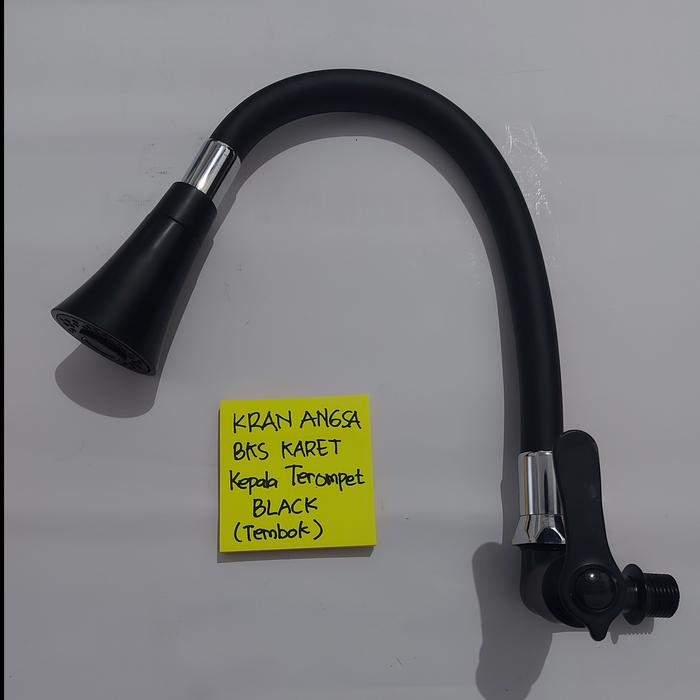 Jual kran angsa flexible tembok terompet hitam BREZCO - Kota Semarang ...