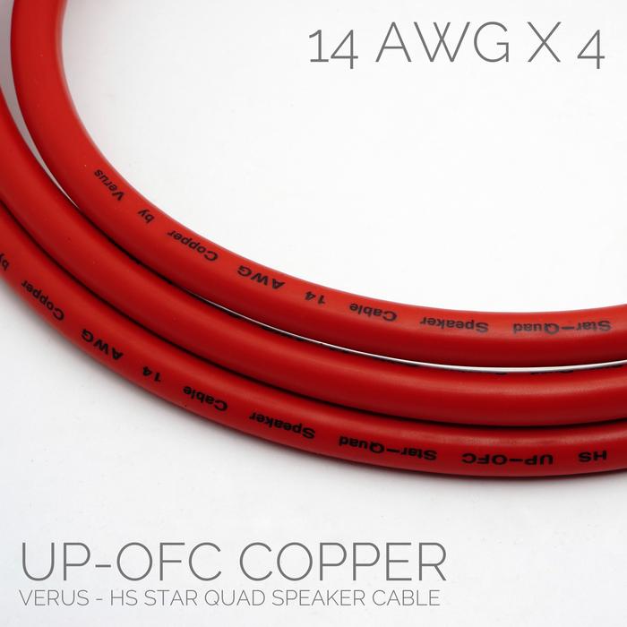 Jual Verus HS Star Quad UP-OFC Speaker Copper Cable 14 AWG - Jakarta ...