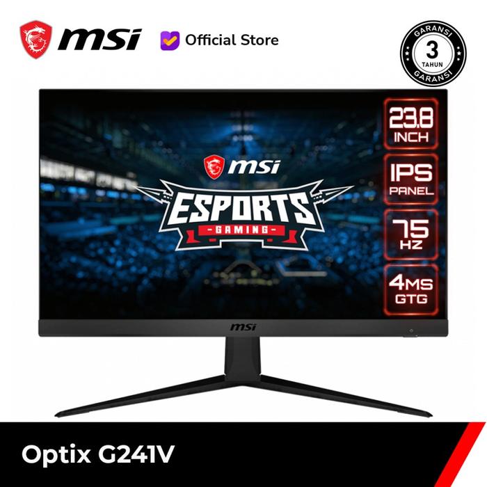 Jual Monitor MSI GAMING OPTIC G241V FHD IPS 24" 75HZ 1MS BNIB RESMI 3TH ...