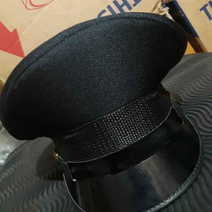 Jual Topi Pet Polos Hitam Kain Cowok/pet Kain Hitam - 54 Di Seller ...