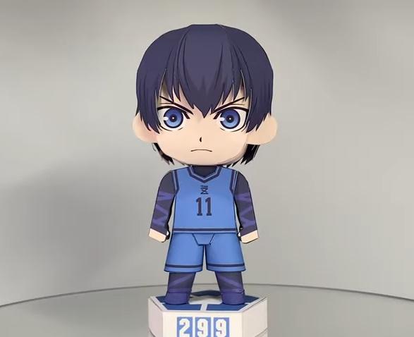 Jual Chibi Yoichi Isagi Blue Lock Papercraft - Kab. Bekasi - Papercraft ...