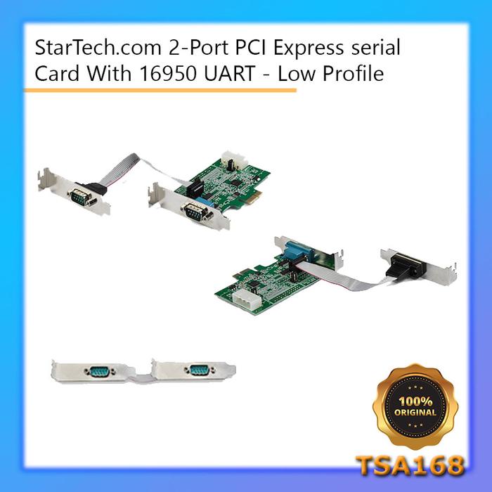 Jual StarTech.com 2-Port PCI Express serial Card With 16950 UART - Kab ...