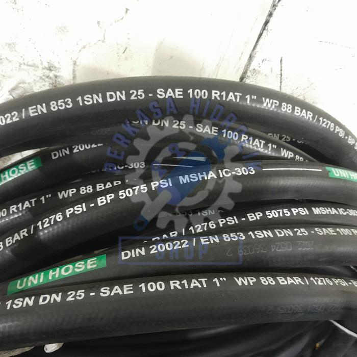 Jual Hose Hydraulic R1 1" Inch UNIHOSE SAE 100 R1AT / EN853 1SN - Kab. Bekasi - Perkasa Hidrolik ...