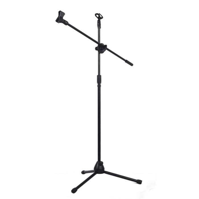 Jual stand mic panjang berdiri besi - standing microphone 2 Klip mic ...