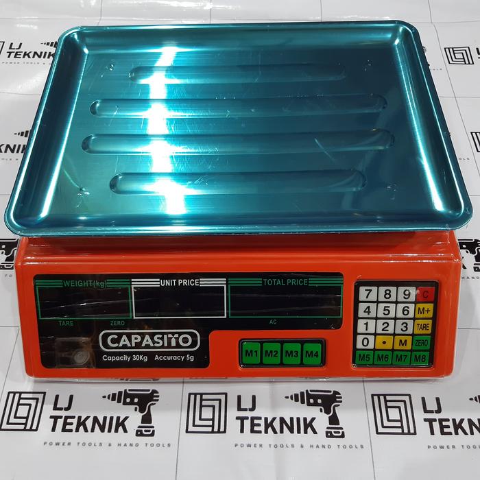 Jual CAPASITO TIMBANGAN BUAH DUDUK DIGITAL 30KG 30 KG DIGITAL SCALE ...