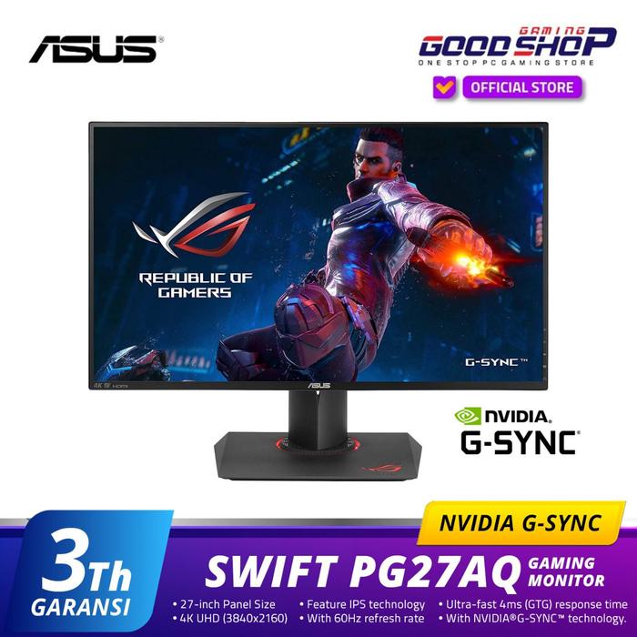 Promo ASUS ROG Swift 27″ PG27AQ Gaming Monitor Cicil 0% 3x - Jakarta ...