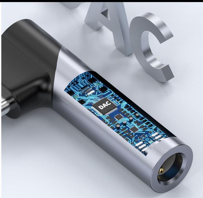 Promo RC Audio Adapter DAC Chip 90 Degree USB Type C to 3,5mm - Kab ...