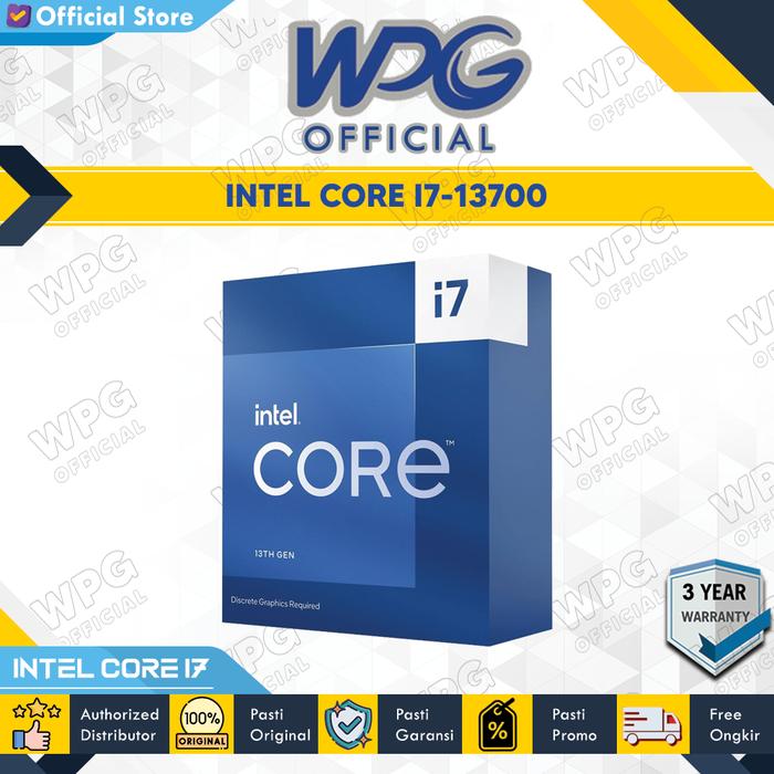Jual Processor Intel Core i7-13700 BOX Raptor Lake LGA1700 up to 5.20 ...