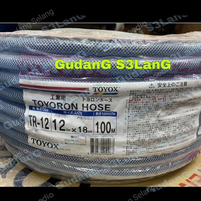 Jual Selang Benang TOYOX 12x18mm Roll TOYORON TR-12 Oli Bubuk Kimia ...
