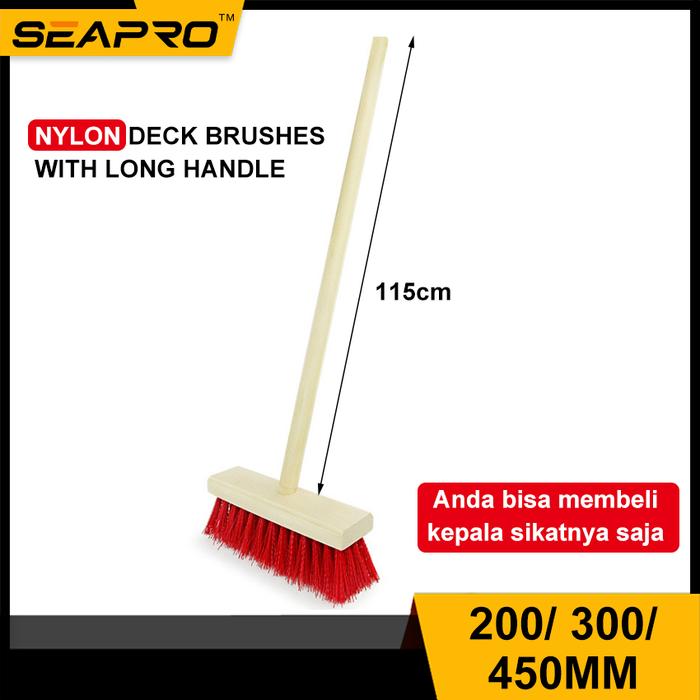 Jual IMPA 510611-16 Nylon Deck Brush with Long Handle / Kepala Sikat ...