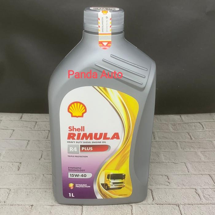 Jual OLI MESIN MOBIL DIESEL SHELL RIMULA R4 X, 15W 40, BTL 1 LTR, 100% ...