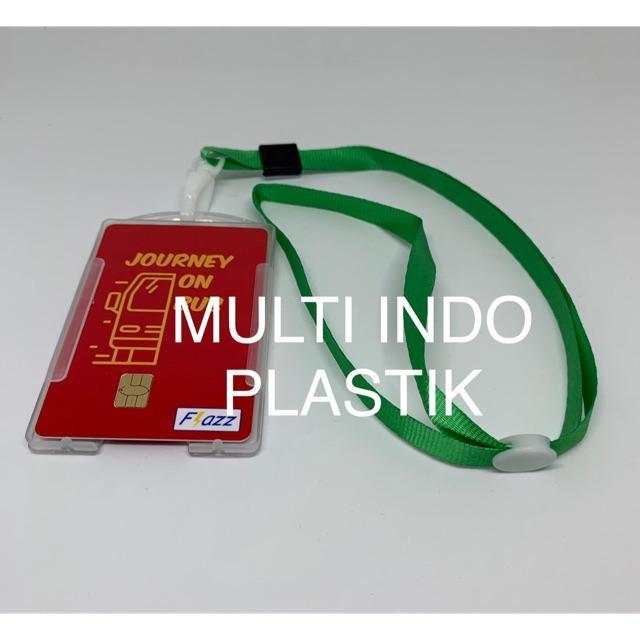 Jual Tali gantungan id card/tali nametag 1 cm/casing kartu/sampul ...