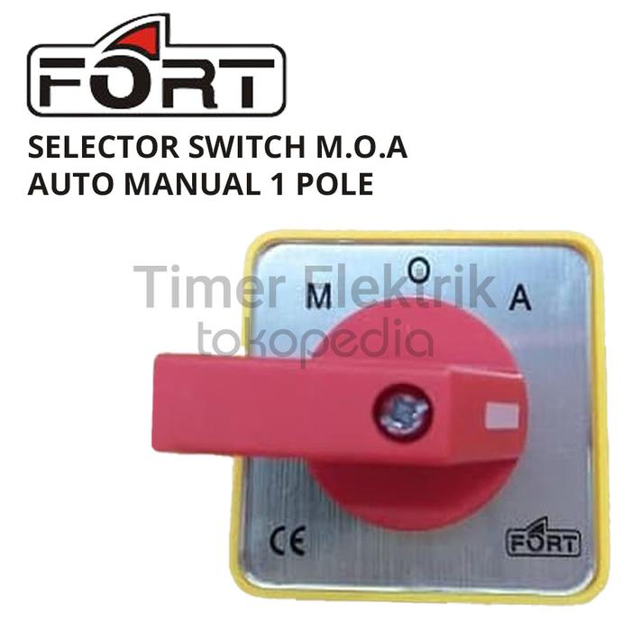 Jual SELECTOR switch M.O.A FORT Auto manual 1 pole - Jakarta Pusat ...