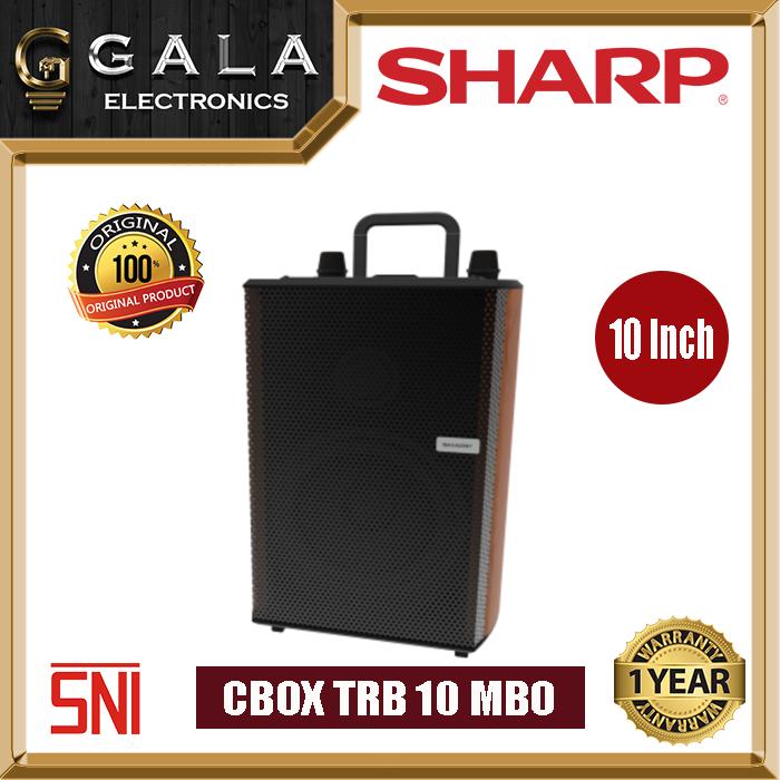 Jual Speaker Portable Trolley Karaoke Sharp CBOX TRB10MBO 10 inch ...