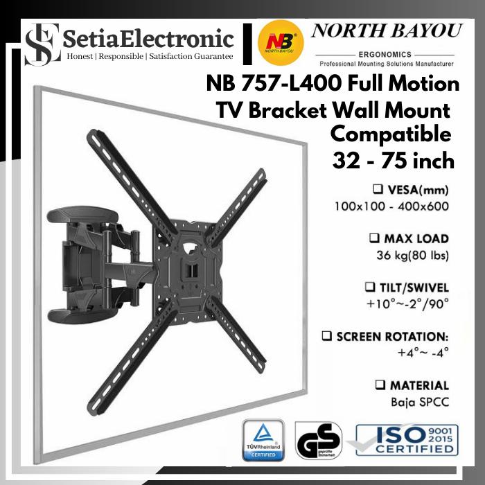 Jual Bracket Braket Breket TV 70 65 60 55 50 49 43 32 Inch, North Bayou ...