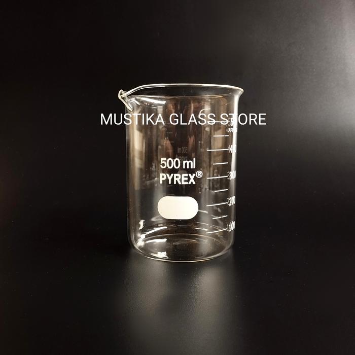 Jual Beaker Glass - Gelas Kimia Kaca 500ml - 500ml Pyrex - Kota Bekasi ...