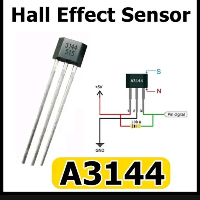 Jual transistor hall sensor selis sepeda listrik A3144 e-bike - Kota ...