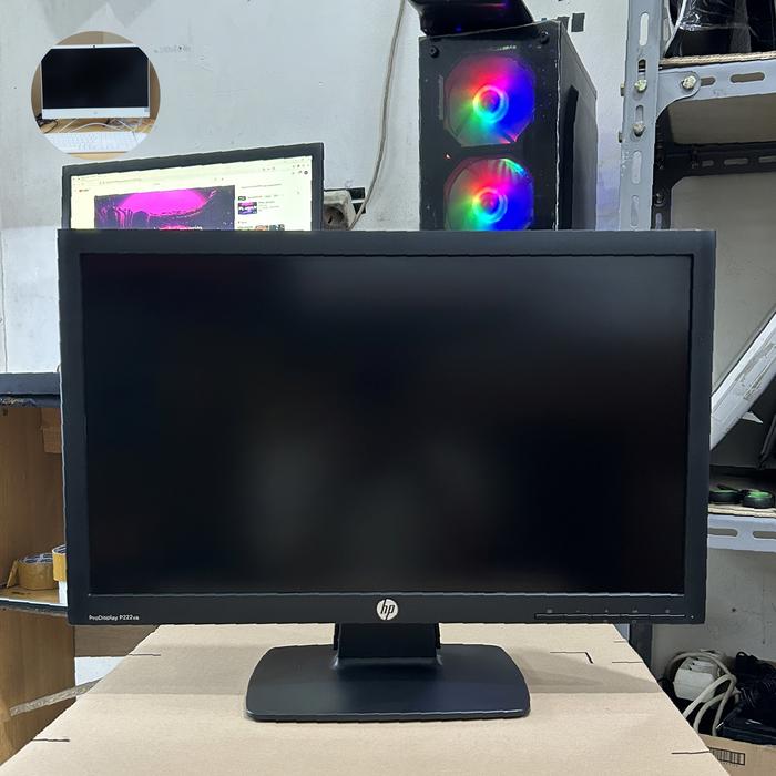 Jual MONITOR 22 INCH LED HP P221 P222VA FULL HD 1920x1080 VGA DVI DP - Jakarta Timur - SURBAKTI ...