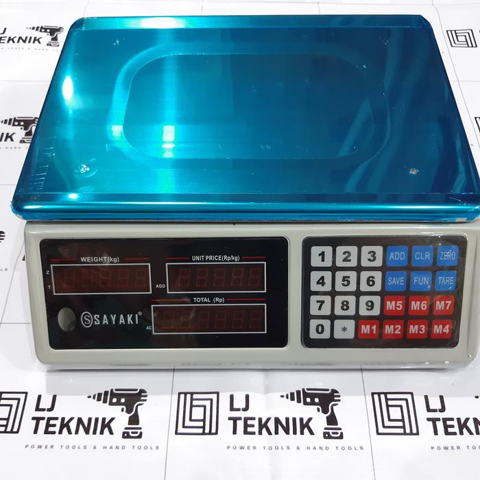 Jual SAYAKI TIMBANGAN BUAH DUDUK DIGITAL 40KG 40 KG DIGITAL SCALE ...