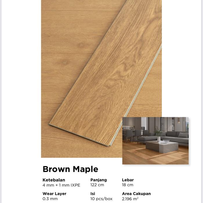 Jual MARVEL SPC PURECORE MOTIF KAYU ISI PER BOX 2,196 m2 - Boston ...