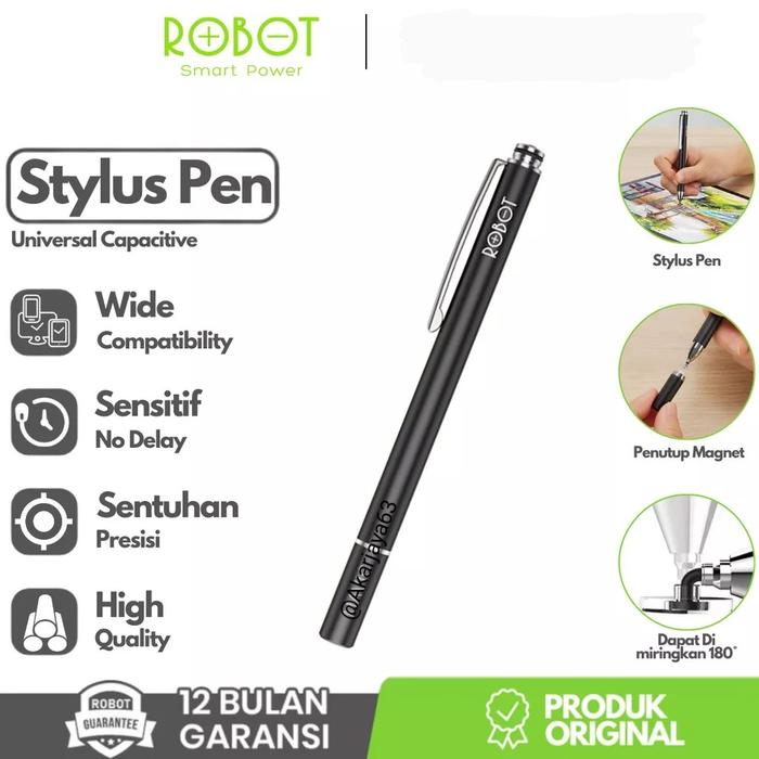 Promo ROBOT RSP02 Universal Capacitive Stylis Pen Android iPad Tablet - Kota Bandung - Akar Jaya ...