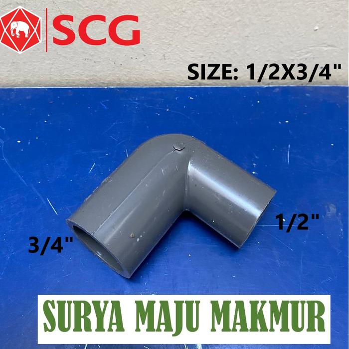 Jual KENI DRAT LUAR SCG 1/2" 3/4" REDUCER ELBOW KNIE 3/4 X 1/2" KNEE ...