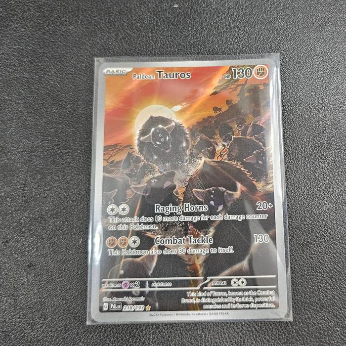 Jual pokemon tcg scarlet and violet paldea evolved paldean tauros full ...