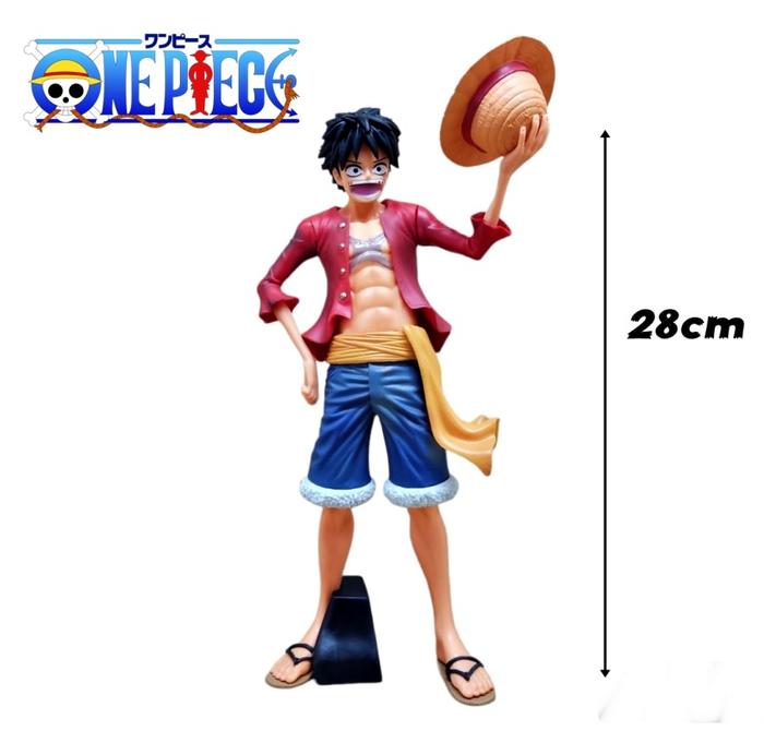 Jual Grandista One Piece Monkey D Luffy Action Figure - Luffy-28CM ...
