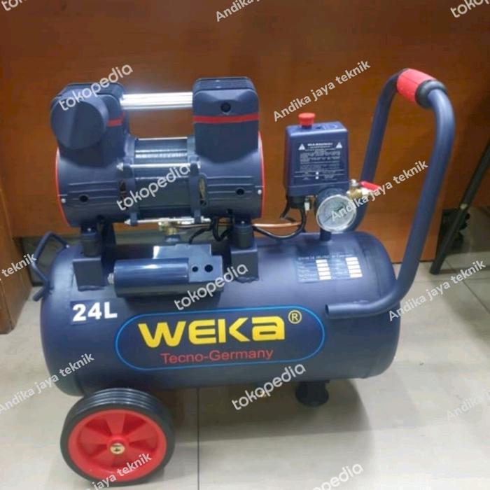 Jual kompresor 1,3 hp 24 liter Weka Oiless Compresor Angin Silent ...