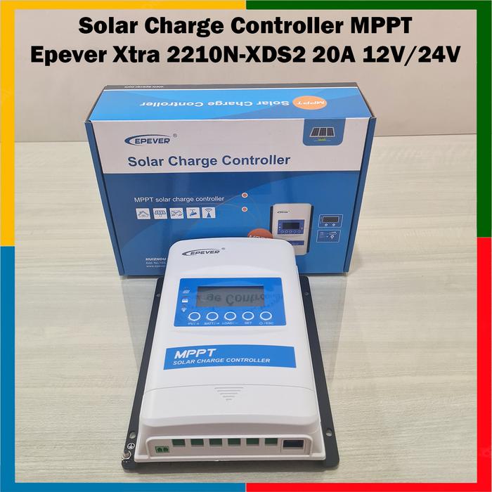 Jual Epever XTRA 2210N XDS2 solar charge controller REAL MPPT 20 auto 12/24 - Jakarta Utara ...