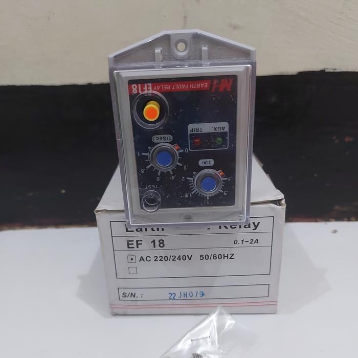 Jual EARTH FAULT RELAY EF 18 0.1-2A 220V AC EFR MH ORIGINAL - Jakarta ...